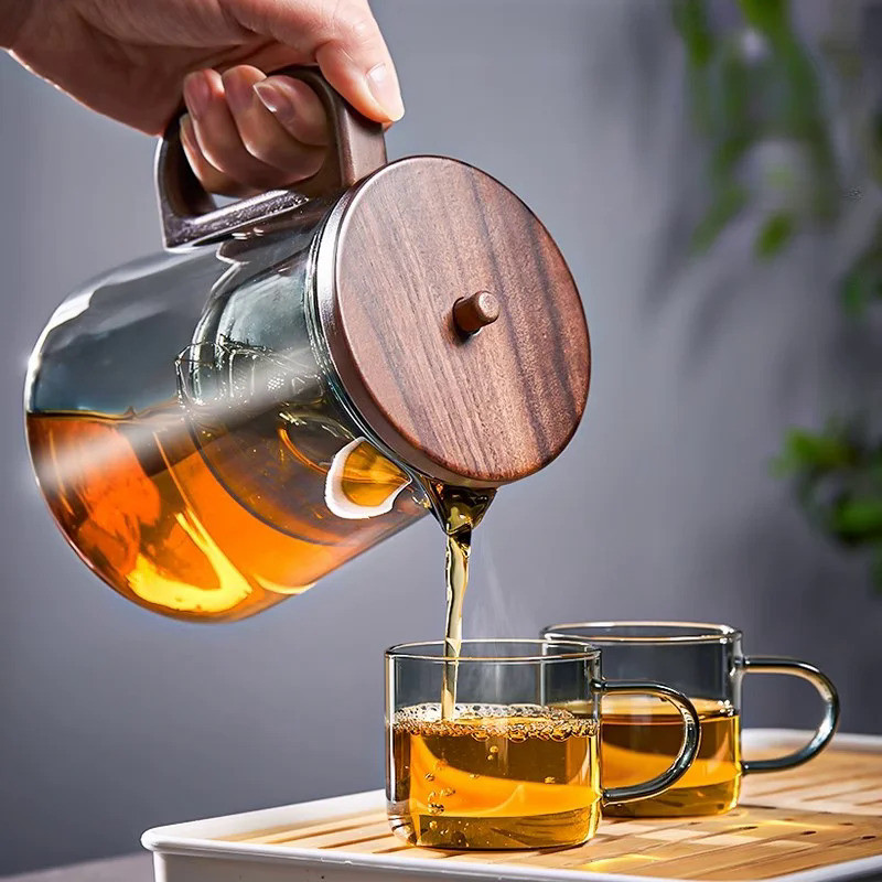 GIANXI Chinese Kung Fu lift-style Tea Pot Flowing Cup 840ML Glass ...