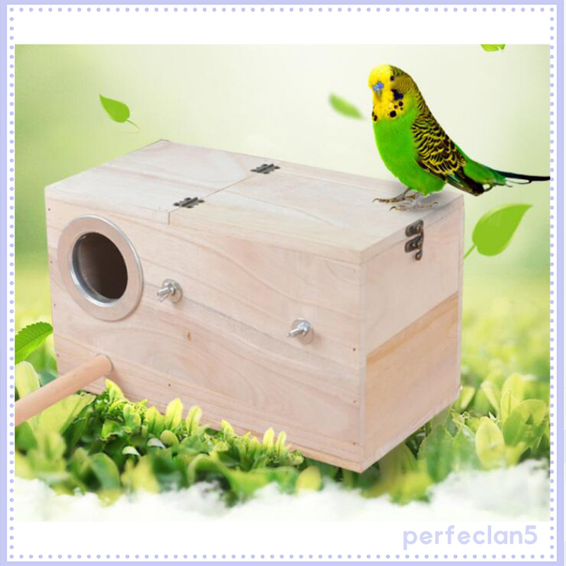 [Perfeclan5] Small BUDGIE BIRD CAGE AVIARY NESTING BREEDING BOX 12x 12x ...