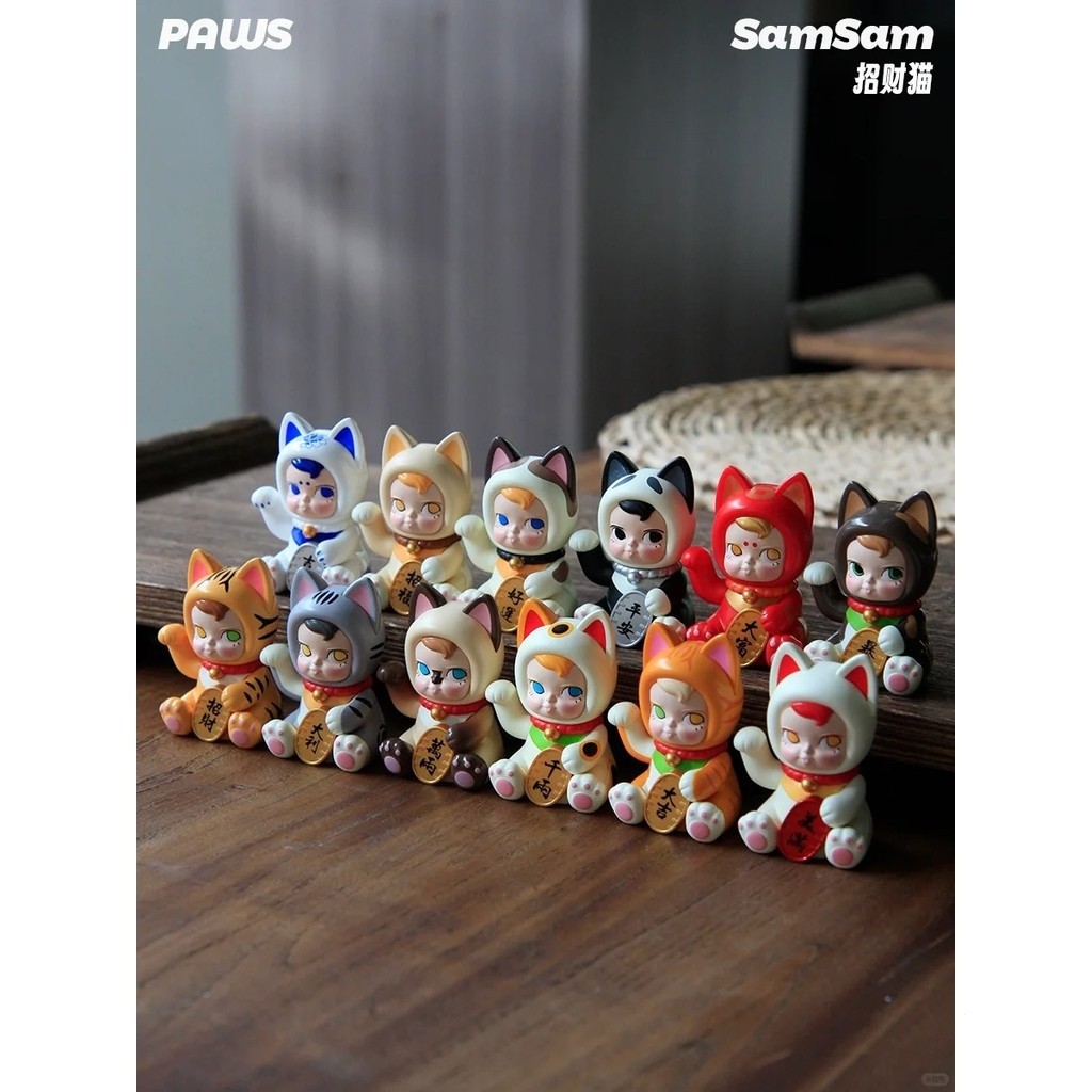【Spot goods】Miniso SAM SAM Fortune Cat Vol.2 Play | Shopee Thailand