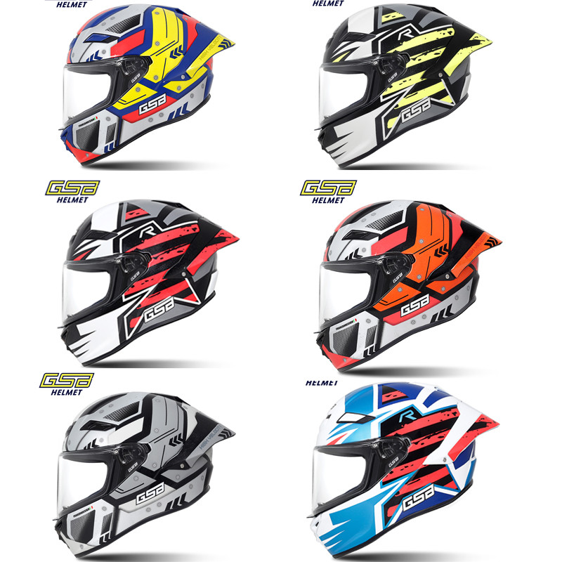 Gsb RC5 หมวกกันน็อคมอเตอร์ไซค์ไฟเบอร์กลาสหมวกกันน็อคเต็ม | Shopee Thailand