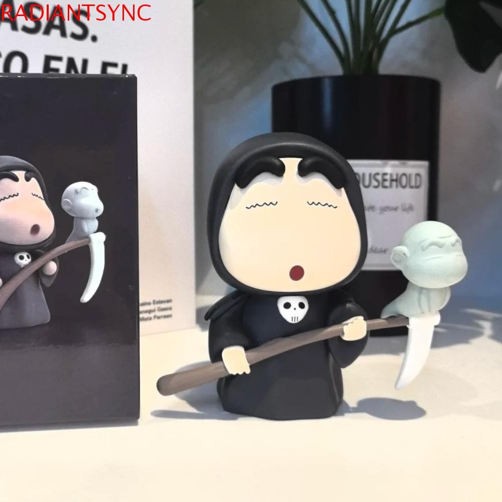 Radiantsync Shin-Chan Action Figure, รุ่น Q Death Crayon Shin-Chan อะนิเมะรูป, รูปปั้น Ghost ...