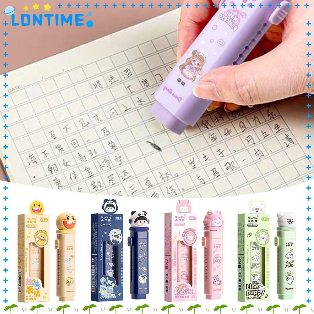 Lontime Capybara Eraser พร้อมยางลบกดนุ่มตุ๊กตาหมุนได้ Push Pull เปลี่ยน ...