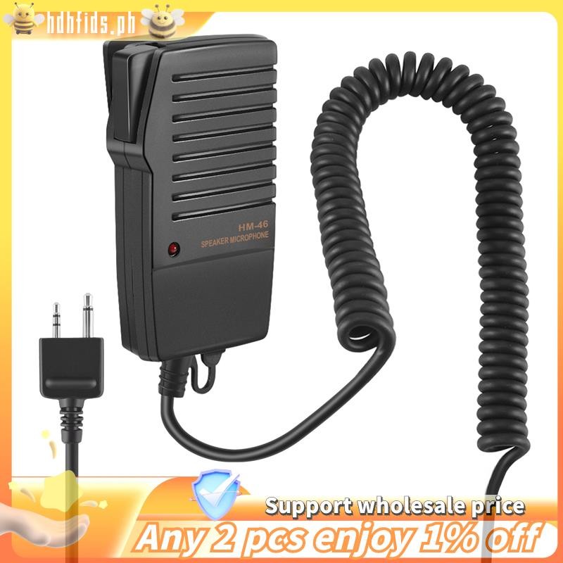 [ในสต็อก]-ไมโครโฟนลําโพงมือถือสําหรับ Icom Ic-V8 V85 V82 Ic-T2H T8A 2At ...