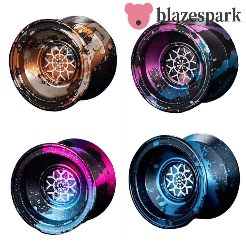 BLAZESPARK โลหะ Yoyo, 10 ลูกปืนโลหะผสมอลูมิเนียม Yo Yo ของเล่น, ของเล่นคลาสสิก Unresponsive ...