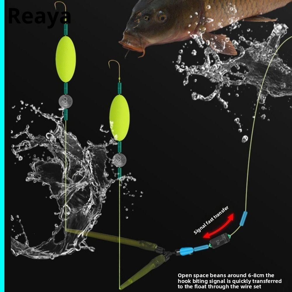 REAYA 2pcs ตกปลา Rig กับ-hooks พิเศษสำหรับปลาคาร์พ พร้อมใช้งาน.Size 4#-10#. อุปกรณ์ตกปลาคุณภาพดี ...