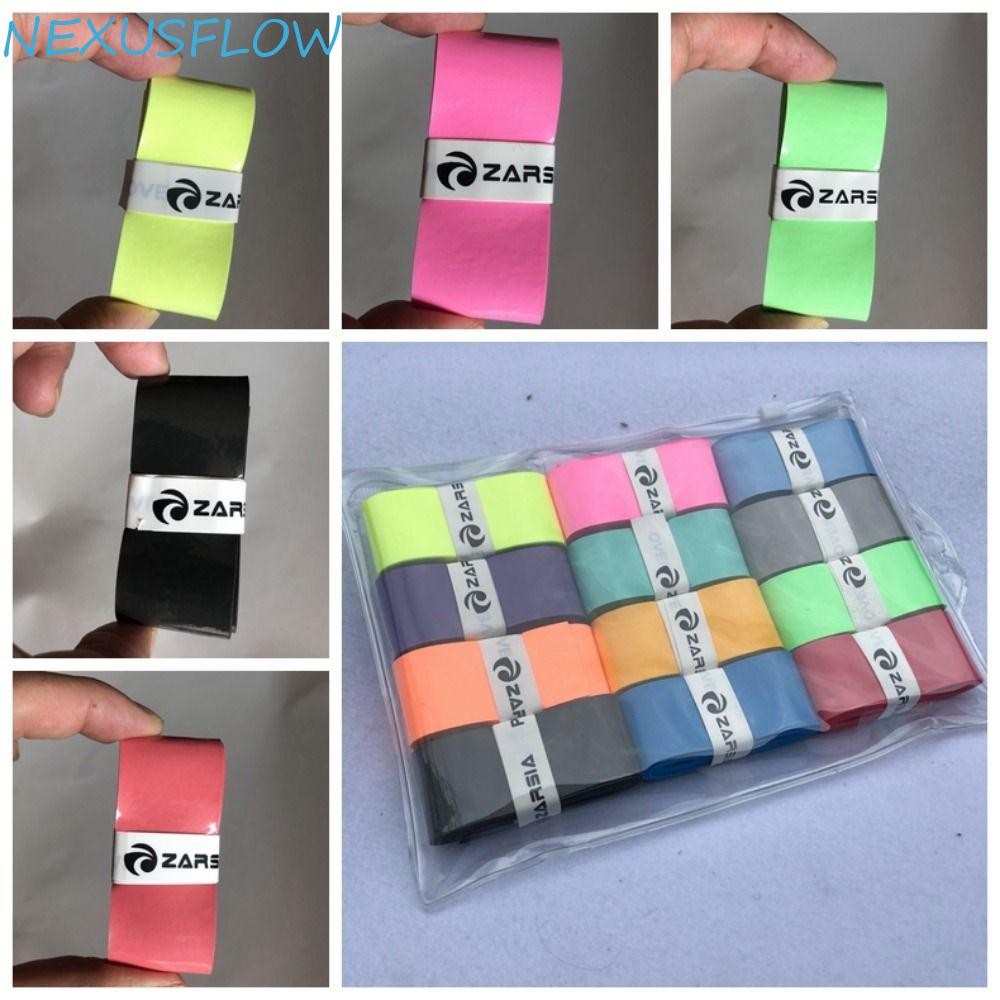 NexusFlow Anti-Slip Tennis Overgrips พลาสเตอร์แอมโมเนียมไม้แบดมินตัน ทนทานและป้องกันเหงื่อ พร้อม ...