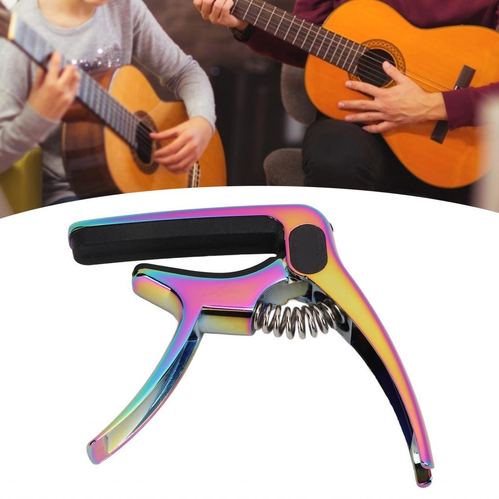 Spring Capo Soft Padding Design ขนาดกะทัดรัดกีต้าร์ไฟฟ้าพร้อมตัวเลือก ...
