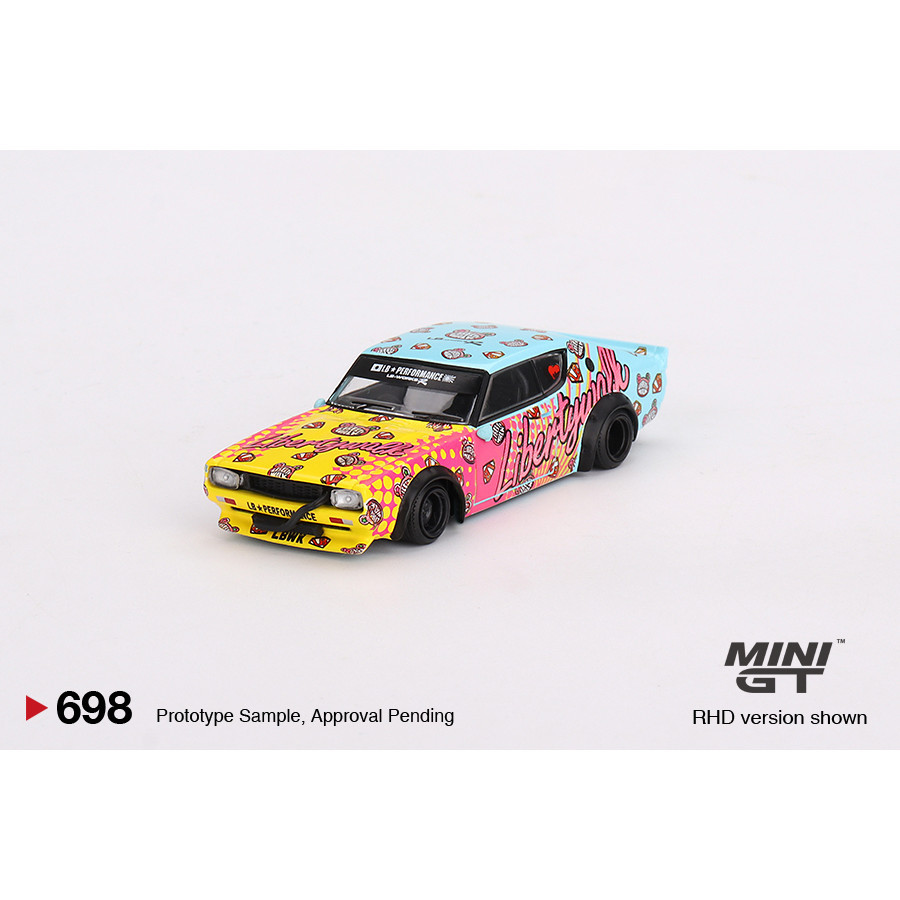 MINI GT No.698 Nissan Skyline Kenmeri Liberty Walk LBWK KUMA MGT00698 ...