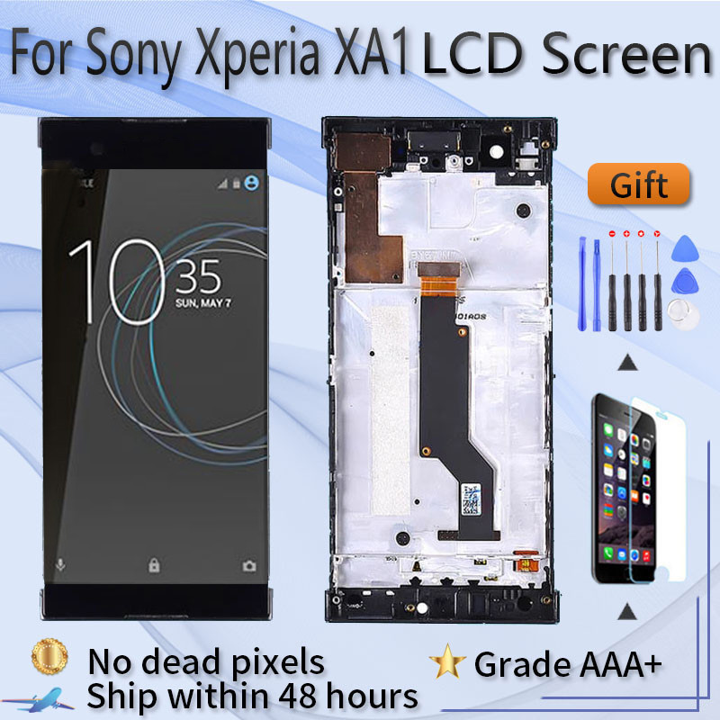 สําหรับ Sony Xperia XA1 เปลี่ยนหน้าจอ G3116 G3121 G3112 G3123 จอแสดงผล LCD พร้อม Touch Broken ...