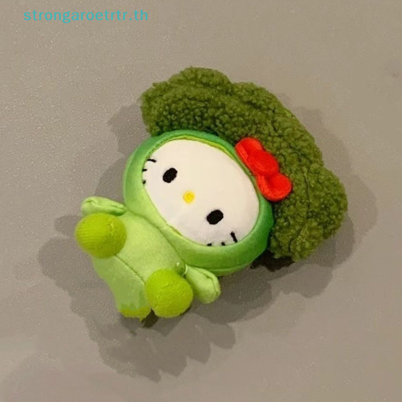 Strongaroetrtr Kawaii Broccoli Hello Kitty จี้ตุ๊กตาการ์ตูนกุ้งทอด ...