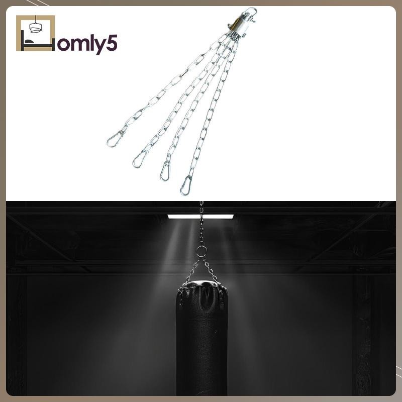 [Homyl5] Swivel Mma Boxing Heavy Duty Punch Bag Chain 53 ซม. 4 Strand ...