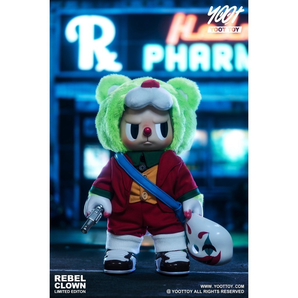 ของแท้พร้อมสต็อก YOOT TOY Rebellious Bear Clown Bear Genius และ Crazy ...