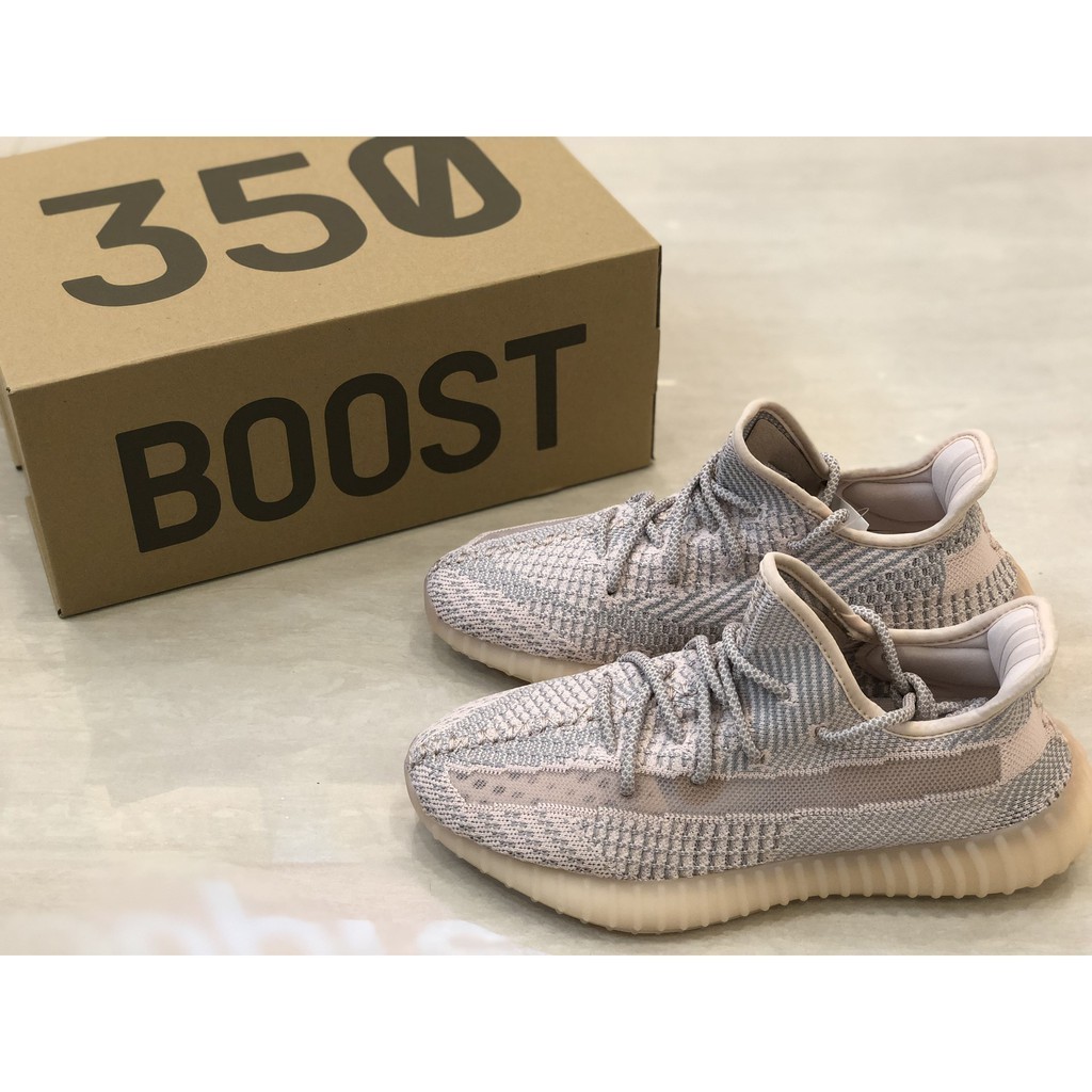Adidas yeezy boost 350 v2 Synth Light Pink Shoelace สะท้อนแสง Asia ...