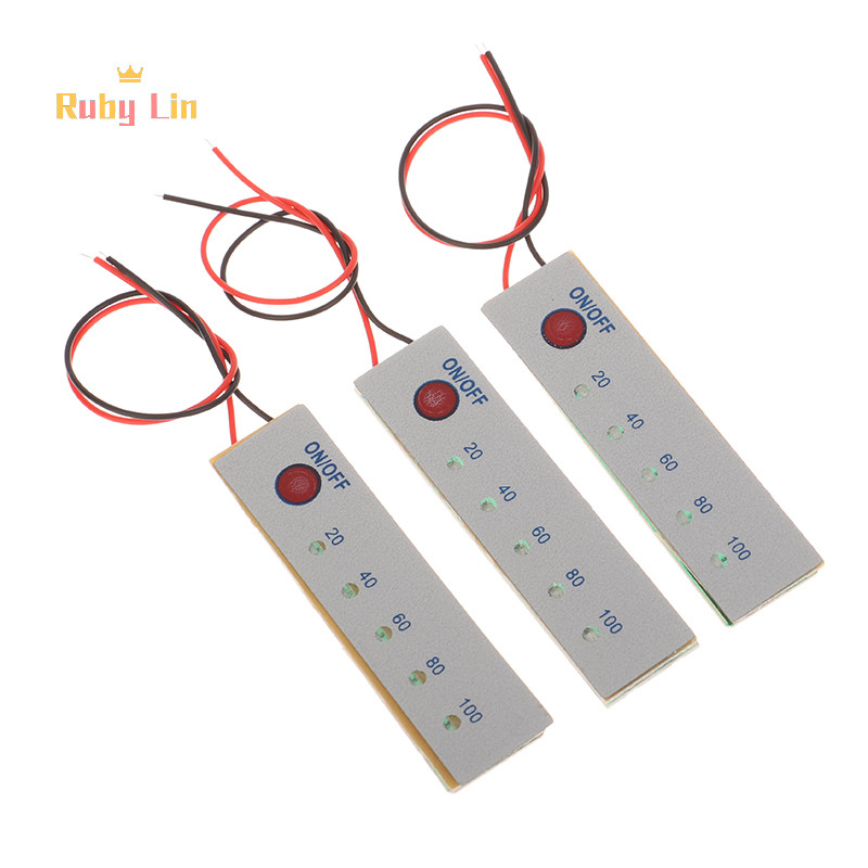 Ruby Lin 1s/3s/4s ตัวบ่งชี้ความจุลิเธียม Li-Ion Percentage ตัวบ่งชี้ ...