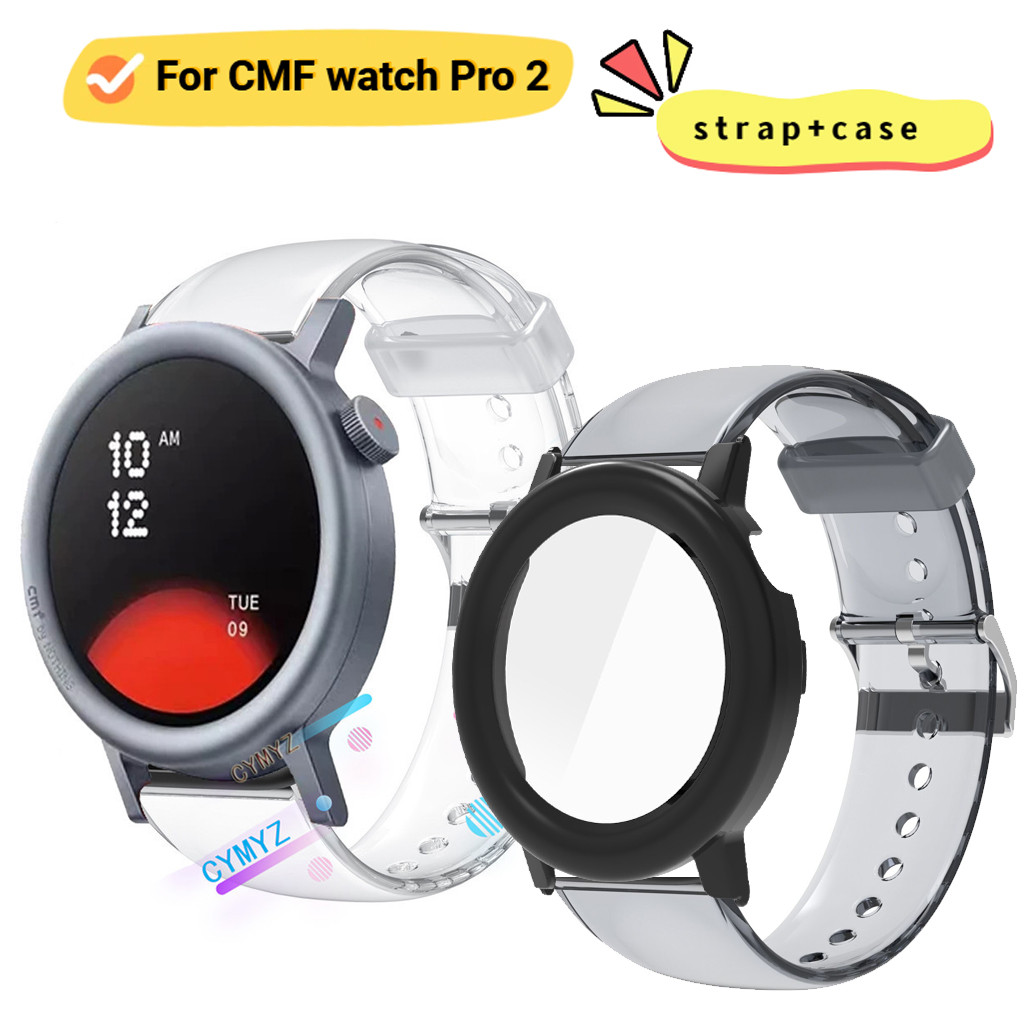 Cmf watch pro 2 สาย Soft TPU โปร่งใส CMF watch pro 2 สายสมาร์ทวอทช์สาย ...