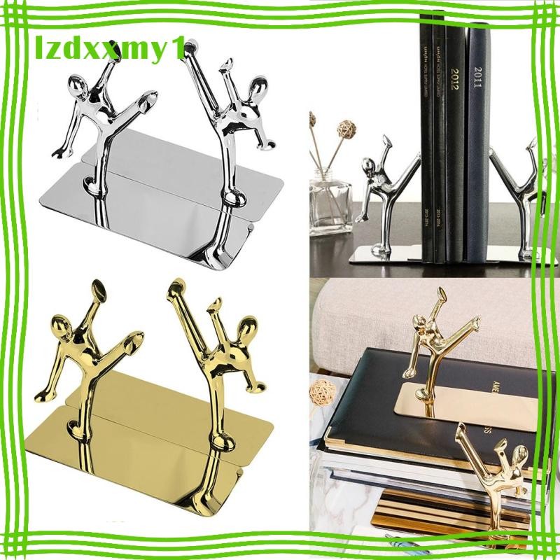 [คู่ของ Heavy Duty Non-skid Bookend Book Stands - | Shopee Thailand