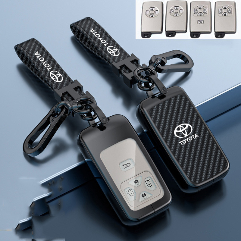 ปุ่มโลหะผสมสังกะสีรถ เคสกุญแจรีโมทรถยนต์ 3 4ปุ่ม 5 ปุ่ม สําหรับ Toyota ...