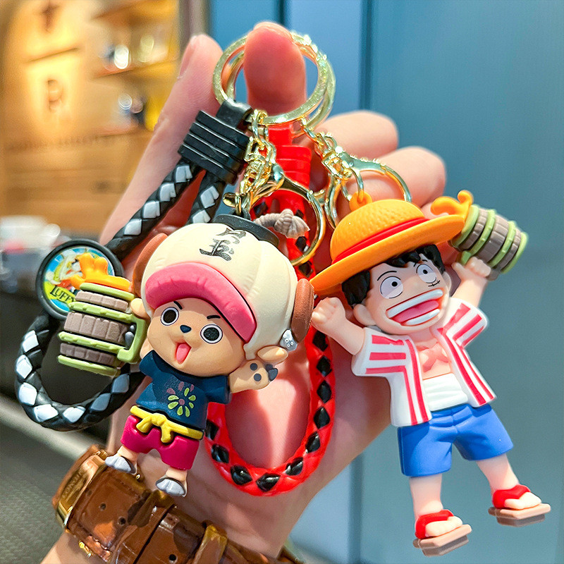 [One Piece] การ์ตูนอะนิเมะ Bacchus Luffy Chopper Usopp ตุ๊กตาสามมิติพวง ...