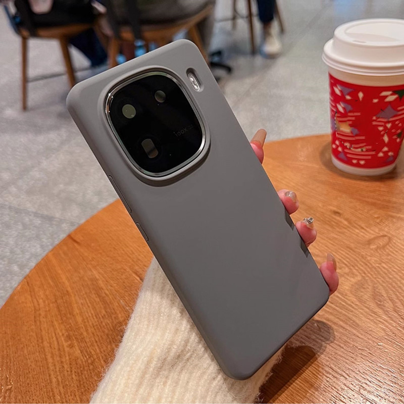 สําหรับ Vivo iQOO 12/12 Pro/13 Soft Liquid Silicone Back Case กันกระแทก ...