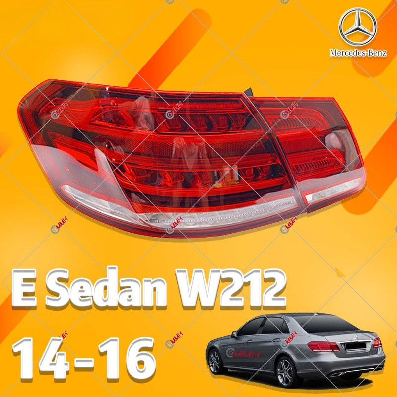 Mercedes Benz E ไฟท้าย W212 ไฟท้าย (2014-2015) E200 E260 E320 E300 ไฟท้ายไฟท้าย Lampu Taillamp ...