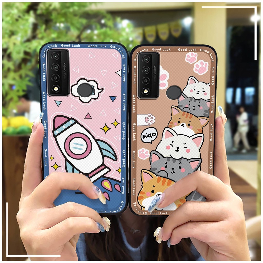 การ์ตูนนุ่มกรณีเคสโทรศัพท์สําหรับ TCL 20R 5G/Bremen 5G/20AX 5G แฟชั่น ...