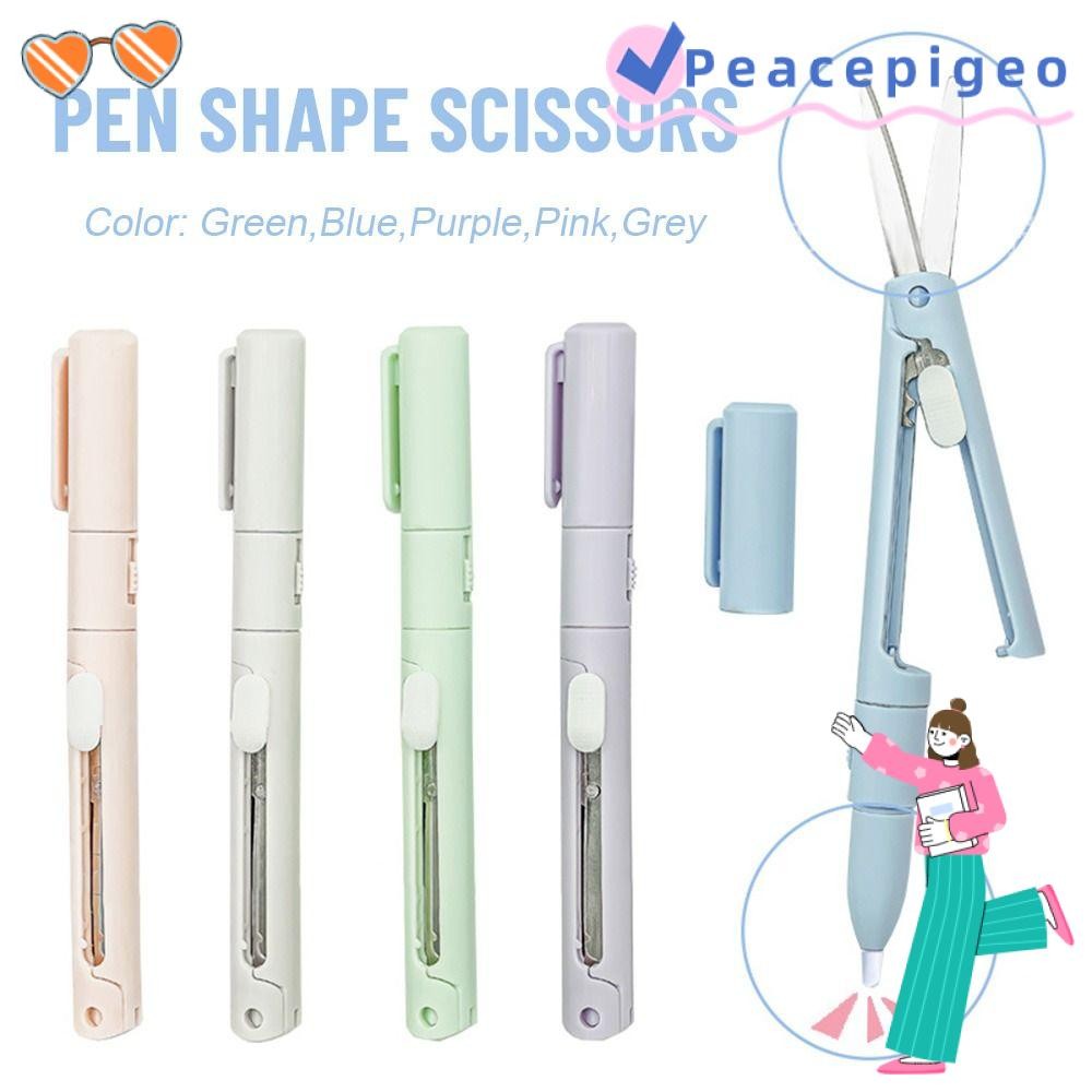 PEACEPIGEO เซรามิค Penknife แบบพกพาอุปกรณ์สํานักงานโรงเรียนมัลติฟังก์ชั่น DIY กระดาษ-ตัด ...