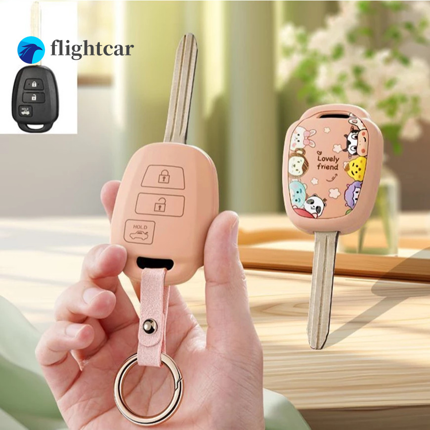 FT Toyota Vios Prime Camry Corolla RAV4 Remote Key Case Cover พวงกุญแจ ...