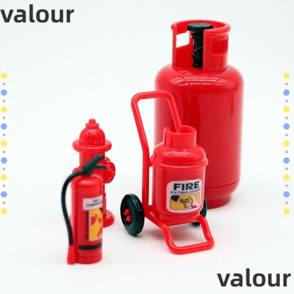 VALOUR Dollhouse Mini Fire Extinguisher, Fire Hydrant ตุ๊กตาพลาสติก ...