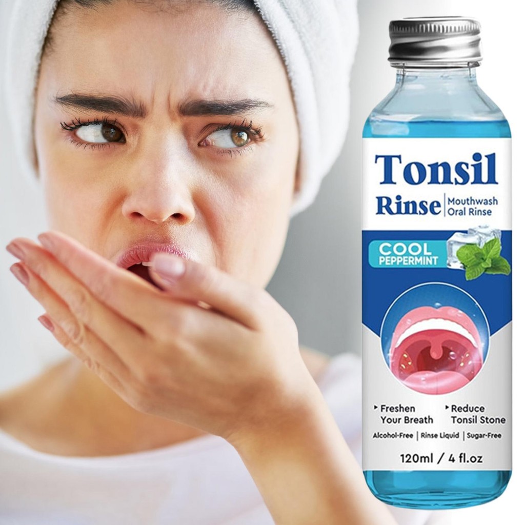 Tonsil Stone Mouthwash Daily Tonsil Mouthwash Rinse Refreshing Gentle ...