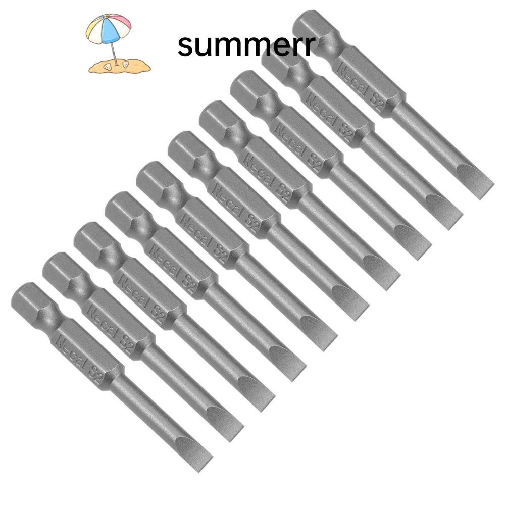 SUMMERR Slotted ไขควง Bit, Hex Magnetic Slotted Tip Driver Bits, คุณภาพ ...