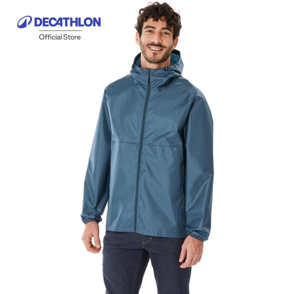 Decathlon M Raincut Fullzip Jacket - Blue เสื้อแจ็คเก็ตมีซิปสำหรับ ...