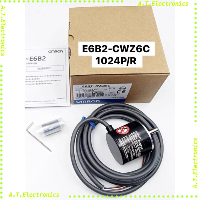 พร้อมส่ง! ROTARY ENCODER E6B2-CWZ6C 1024P/R เอ็นโค้ดเดอร์โรตารี่ OMRON ...