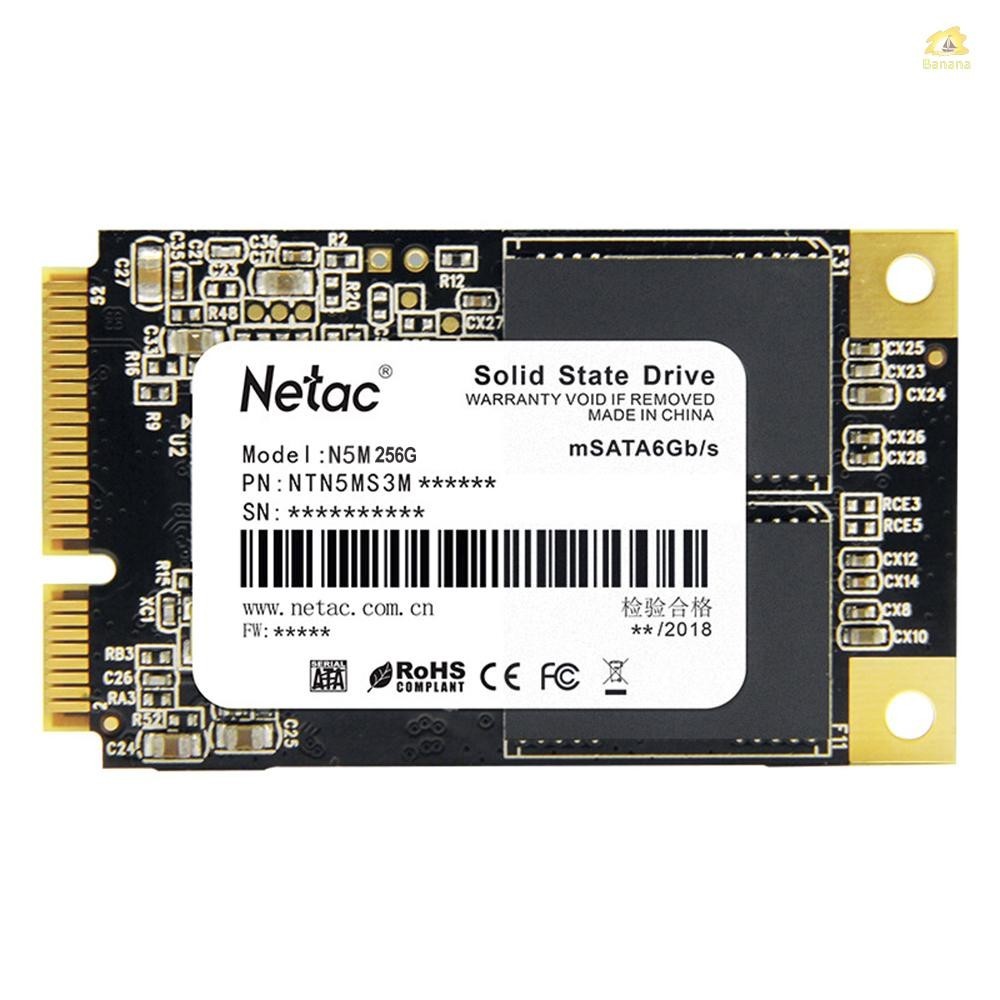 Netac N5M 256GB Solid State Drive อินเทอร์เฟซ mSATA SSD การส่งสัญญาณ ...