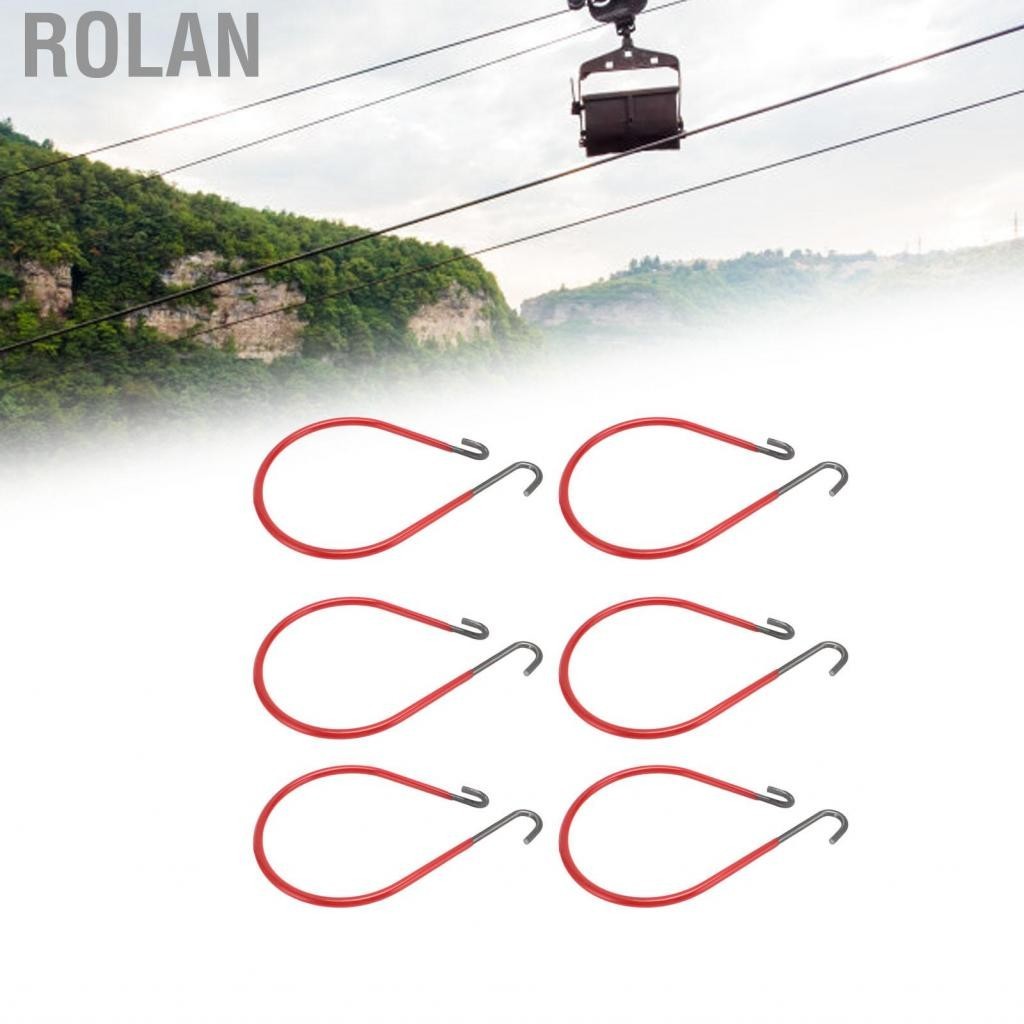 Rolan 6PCS Mining Cable Hook เพดานเหล็กคาร์บอน ไม้แขวนเสื้อ สำหรับซ่อม ...