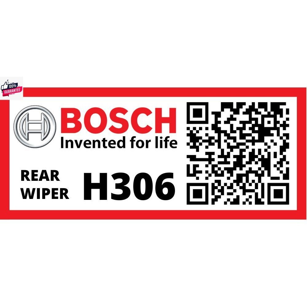 BOSCH Official ใปัดน้ำฝน หลัง ใปัดหลัง BOSCH 12" HD12 H306 สำหรั BMW 1 ...