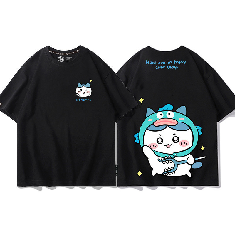 💥 HOT Chiikawa Short-Sleeved T-Shirt Male chiikawa chiikawa Clothes ...