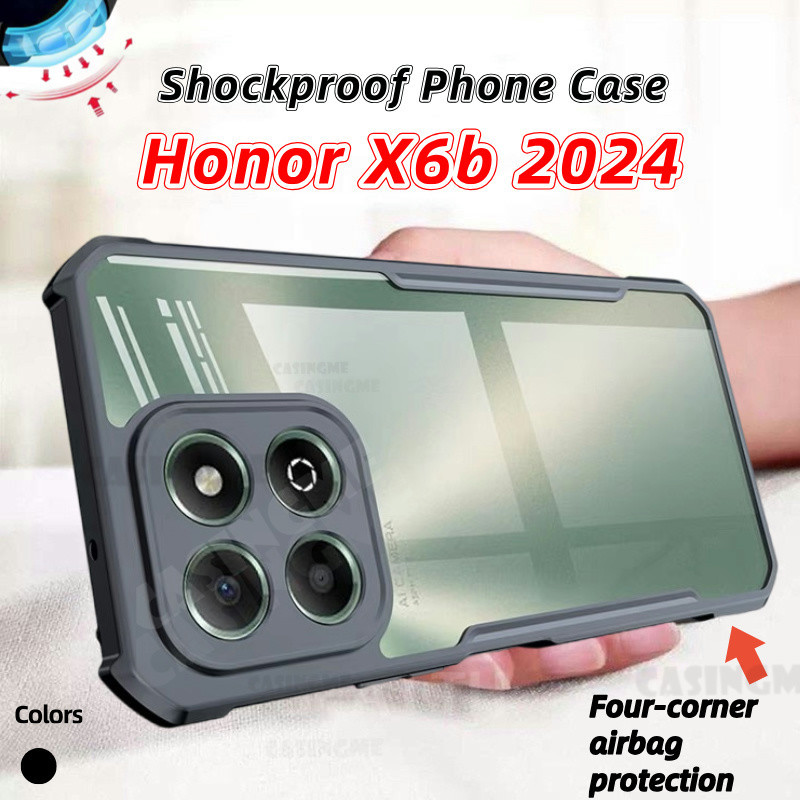 Honor X6b 2024 Transprent AirBag สําหรับ Honor X6b X 6b X6 b HonorX6b bX6 4G 5G 2024 กันชนกัน ...