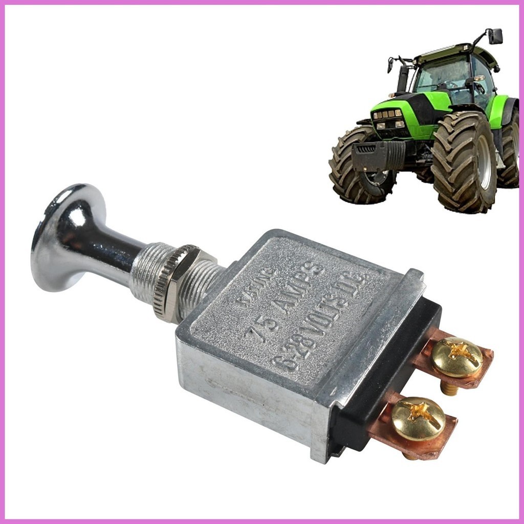 Push Pull Switches Strong Heavy Duty 75 Amp Push/Pull Switches Chrome ...