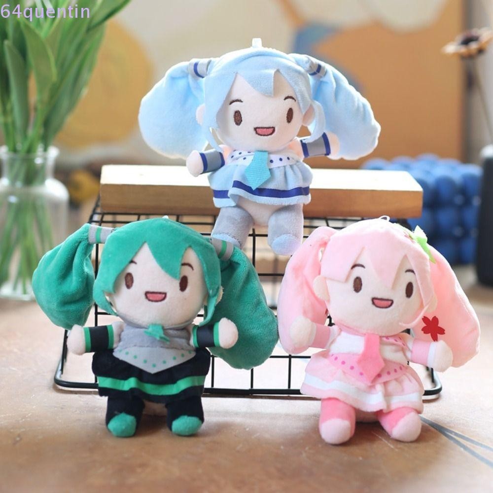 Quentin Miku ตุ๊กตาพวงกุญแจ,ตุ๊กตา Hatsune Miku นุ่มปุย,น่ารักตุ๊กตาขน ...