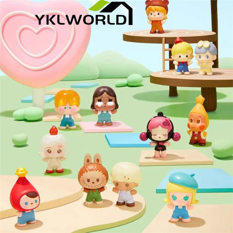 YKLWORLD Pop Mart pop bean Sitting posture Series crybaby Pucky Molly ...