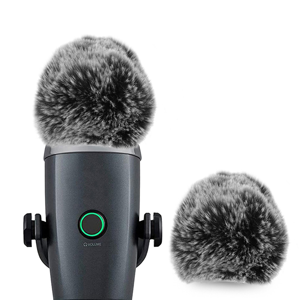 Geekria Furry Windscreen ใช้งานร่วมกับ Blue Yeti Nano Mic DeadCat Wind ...