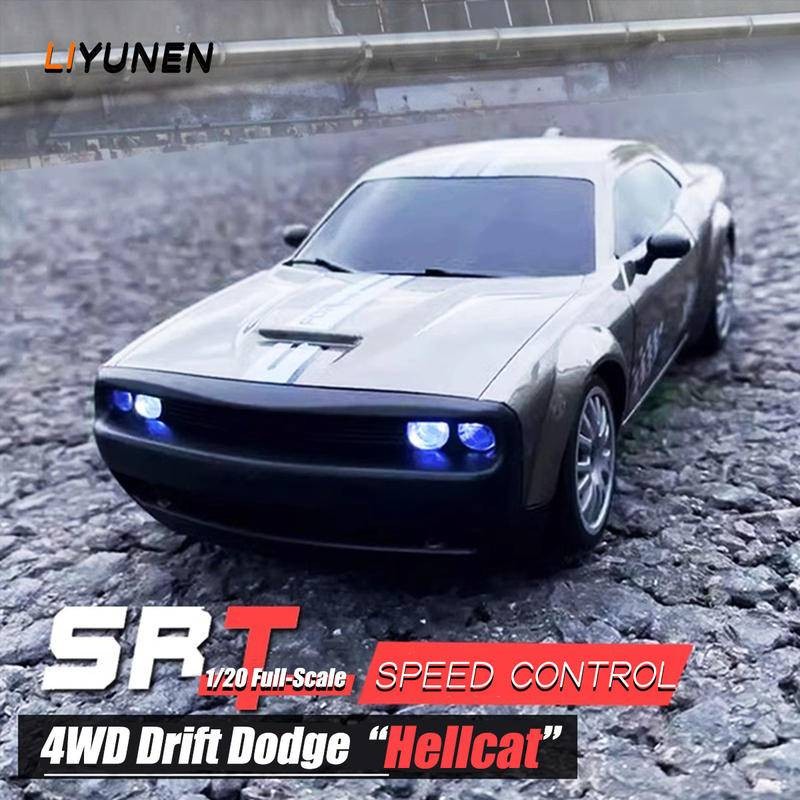 1/20 4WD RC Racing Drift รถควบคุมความเร็ว Dodge Hellcat GTR Full ...
