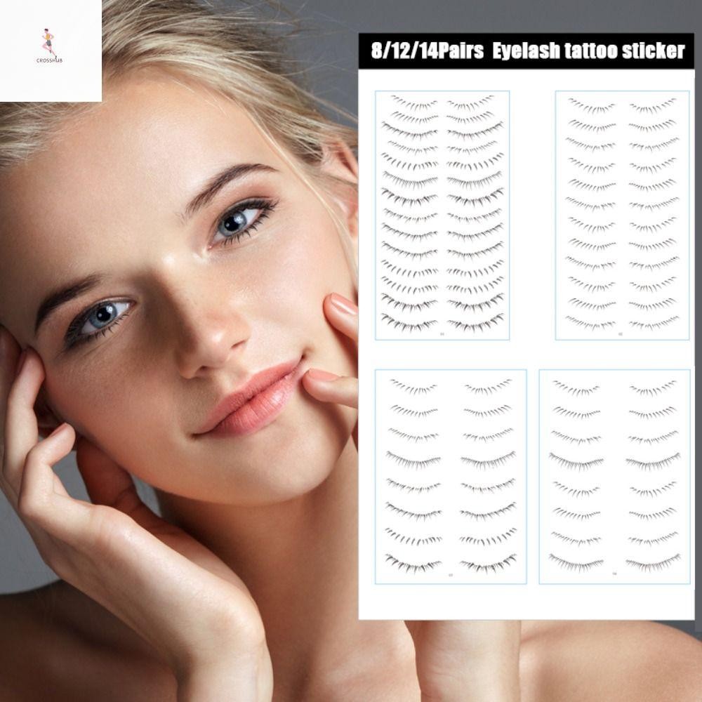 สติ๊กเกอร์รอยสักขนตาล่าง ข้าม, รอยสักขนตาปลอม 3ง หลายสไตล์, ธรรมชาติ ...