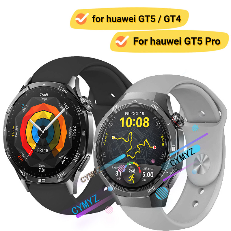 Huawei watch GT5 Pro strap สายซิลิโคน huawei watch GT 5 4 3 SE strap ...