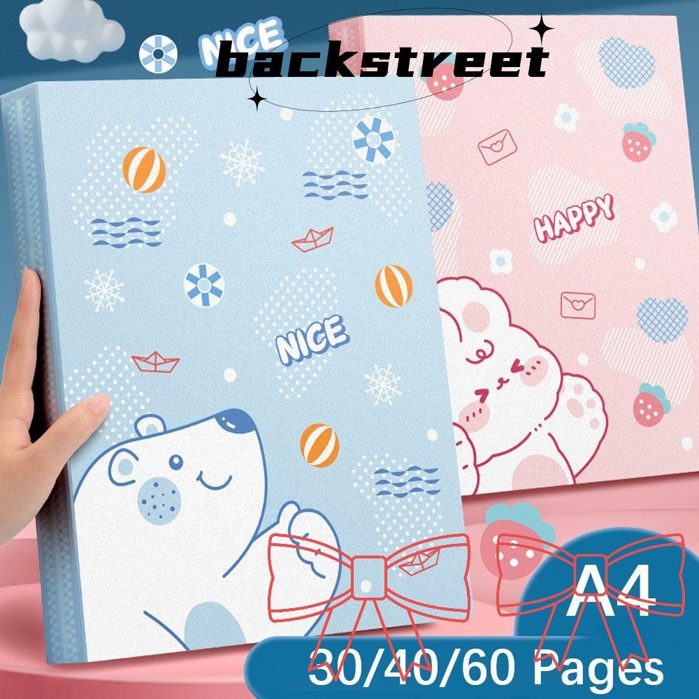 Backstage File Folder, A4 30/40/60 หน้า Archives Bag, กระเป๋าใสที่ทนทาน ...