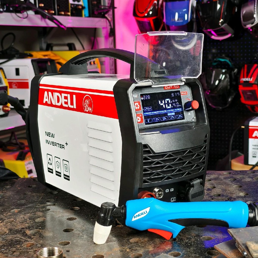 ANDELI ตู้พลาสม่า CUT40 LED ตัดเหล็กหนาสูงสุด 14 มิล รวมช่าง | Shopee ...