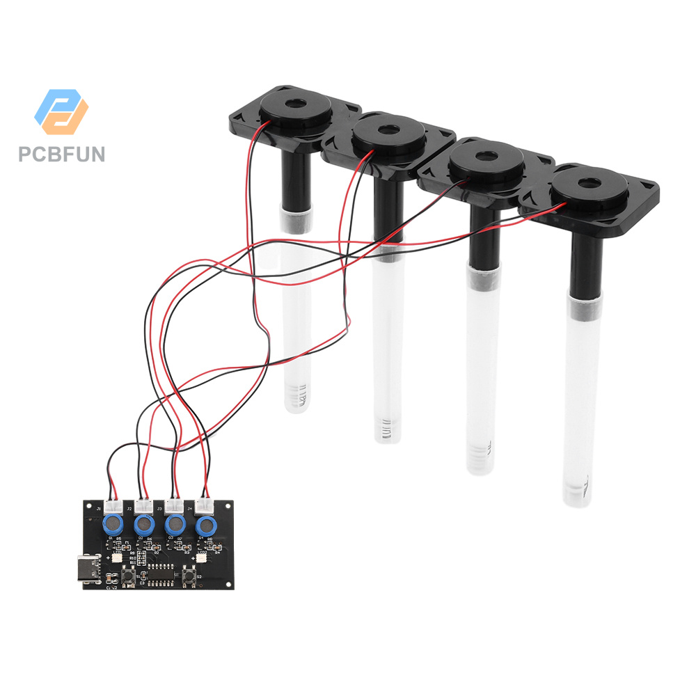 Pcbfun DC5V สี่สเปรย์รุ่นที่สองที่มีสีสันบรรยากาศแสง Humidifier โมดูล ...