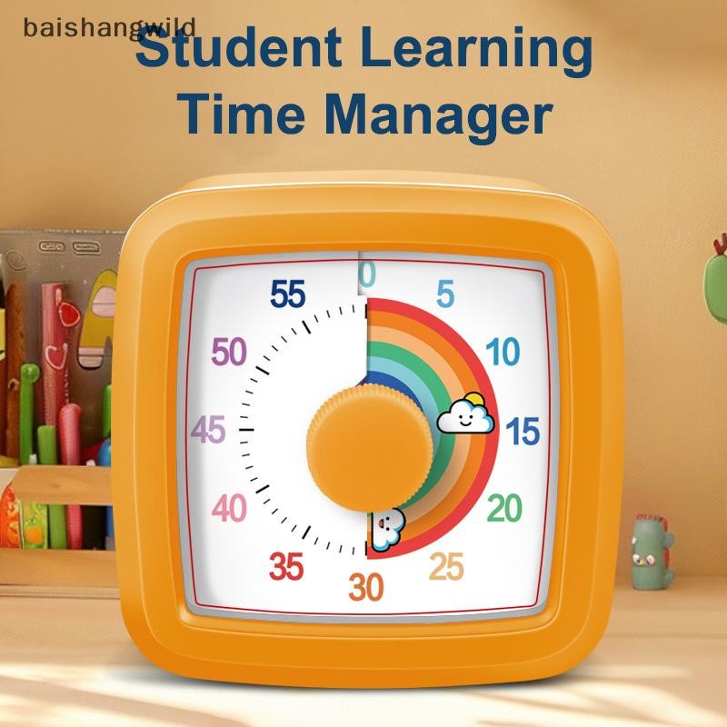 Bwth School Visual Timer เด็ก Visual Timer พร้อมไฟกลางคืนอุปกรณ์ครัว ...