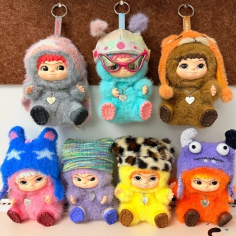 ของแท้ Wakuku Fuzzy อินเทรนด์ Fun Party Series กล่องตาบอดของเล่นไวนิล ...