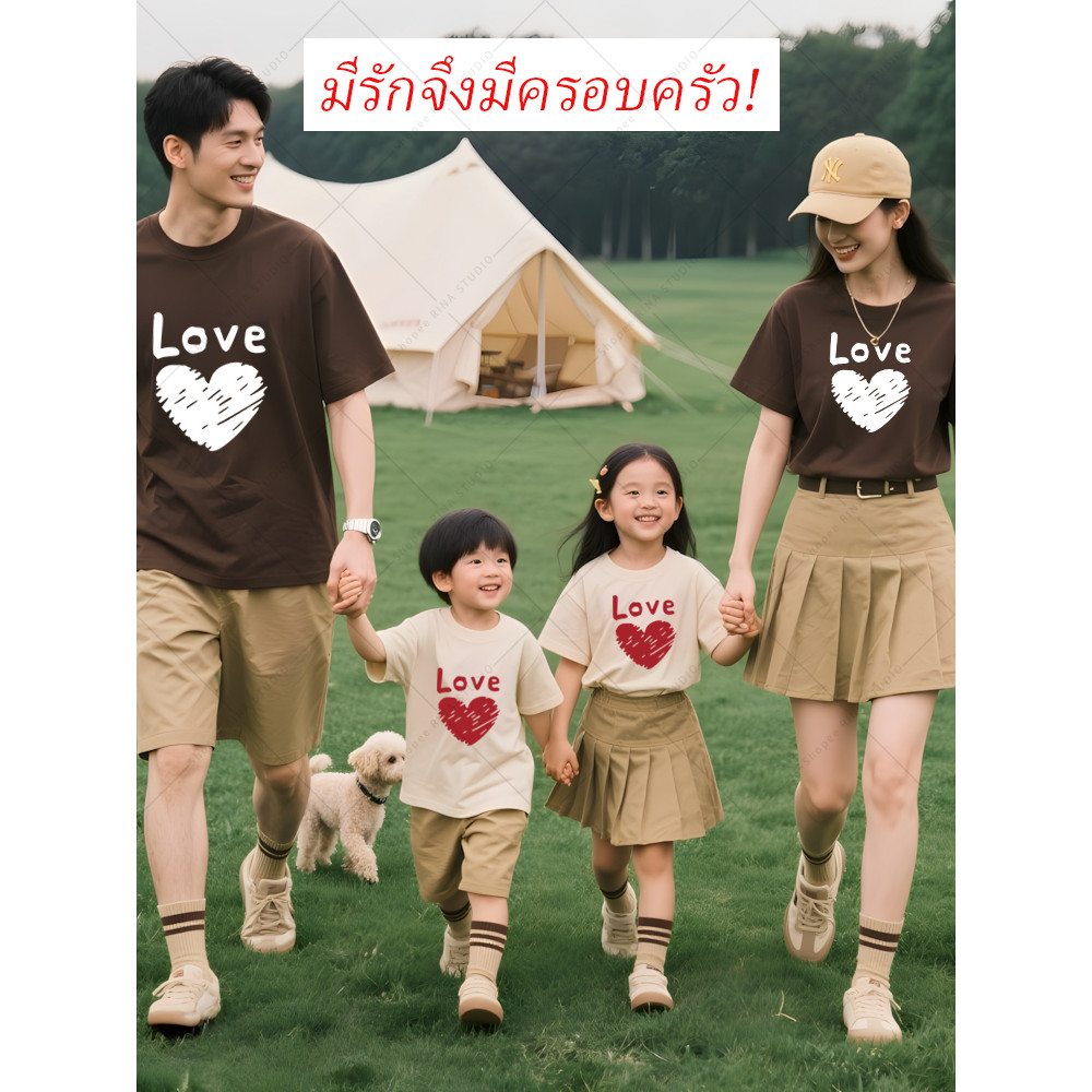 🔥พร้อมส่ง&COD🔥RINA STUDIO🔥 ใหม่ 2025 ชุดเสื้อยืดสำหรับครอบครัวในลinie์สินค้าแบบครอบครัว เสื้อยืด ...